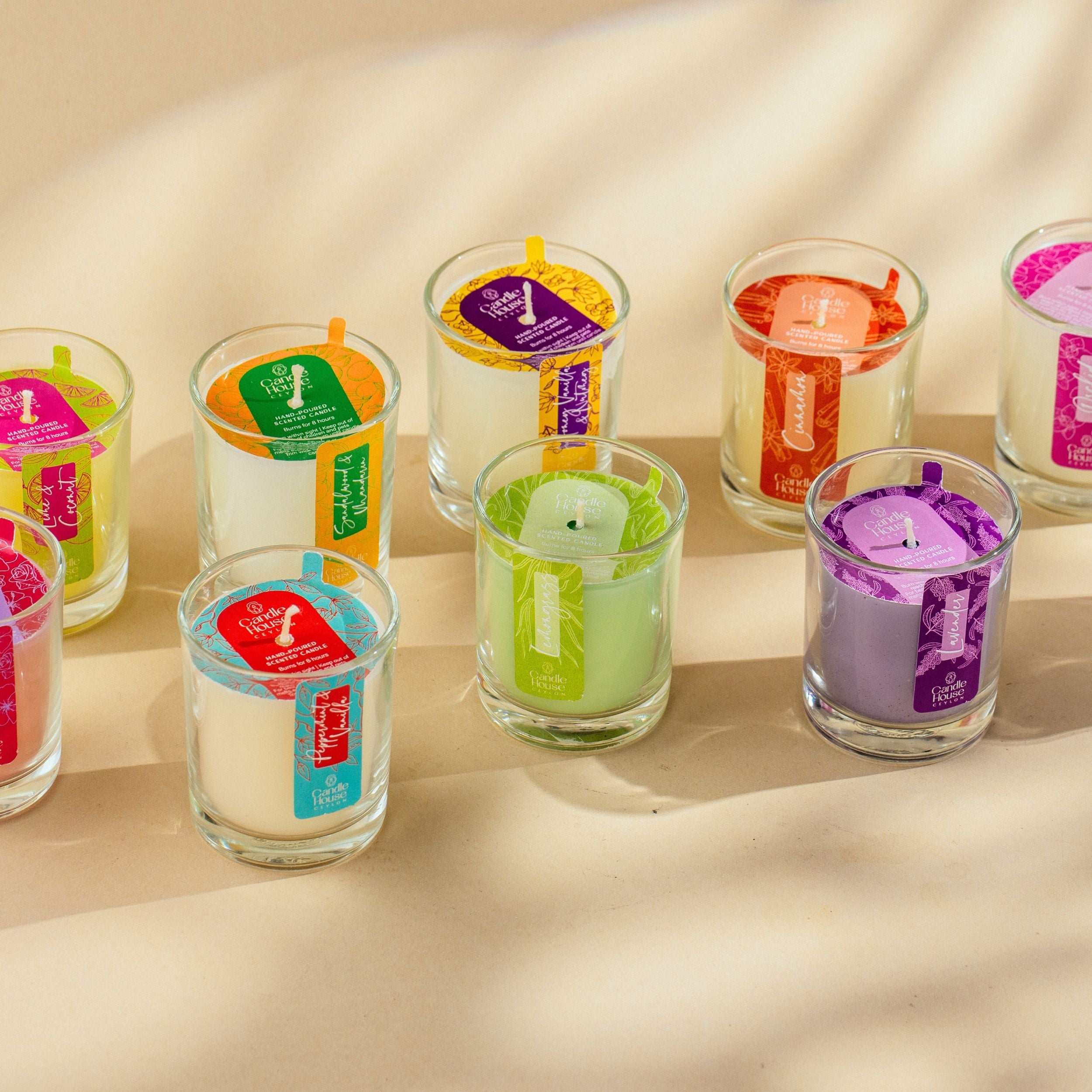Mini Glass Candle – Candle House Ceylon