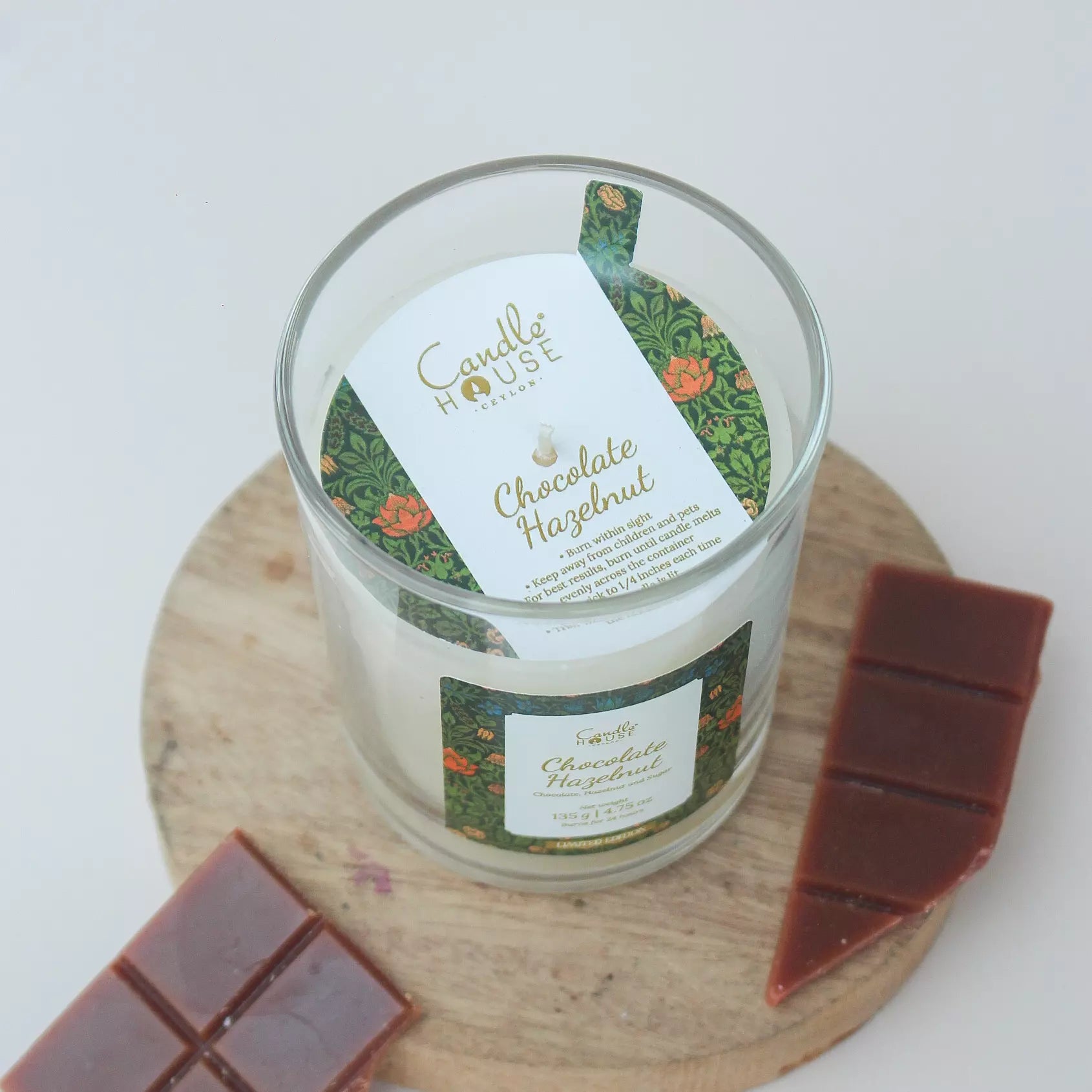 Chocolate Hazelnut Luxe Candle (Limited Edition) – Candle House Ceylon
